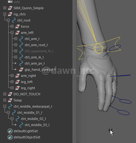 [Maya]Rigging 17 - Clavicles & Fingers